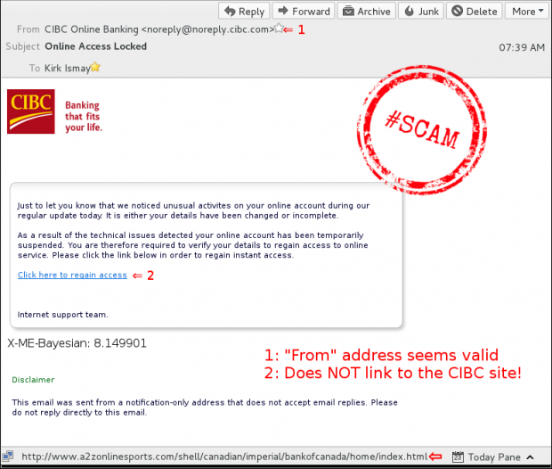 Secure by Design » Blog Archive Recent Email Scams - Secure by Design